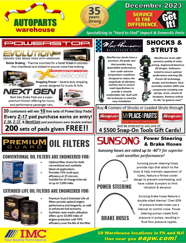 MONTHLY SALES FLYER