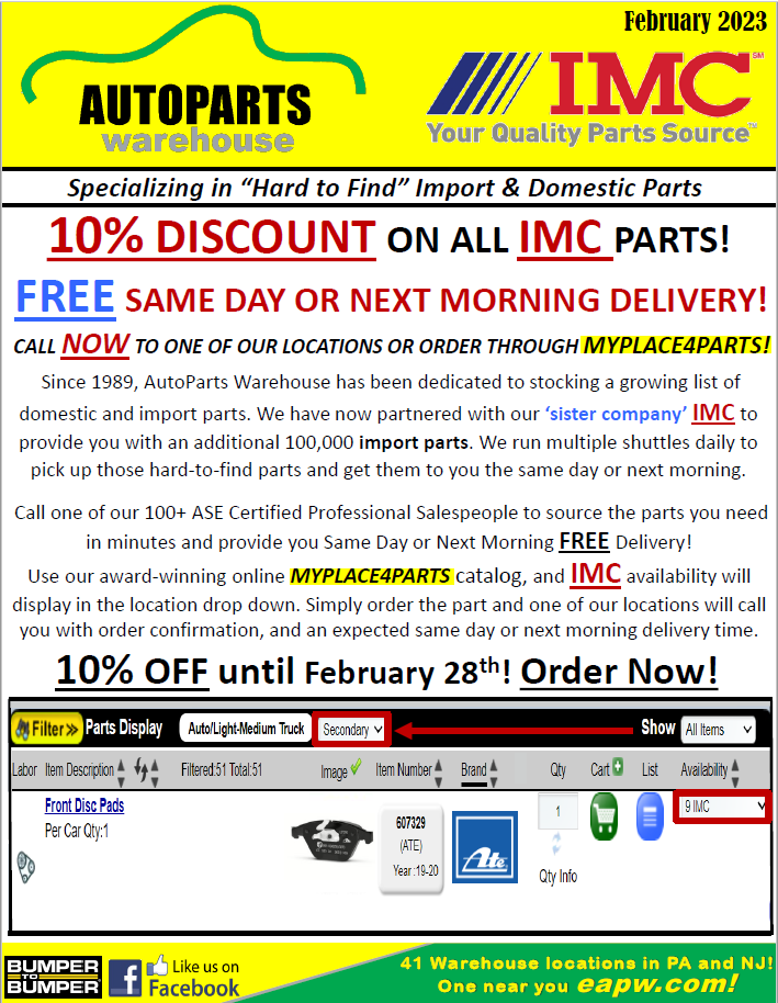 MONTHLY SALES FLYER