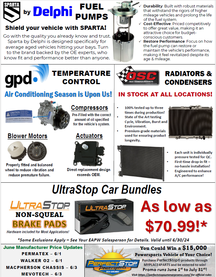 MONTHLY SALES FLYER